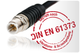 M12 D-Code Vibrations- und Schockprüfung nach DIN EN 61373 bestanden ...