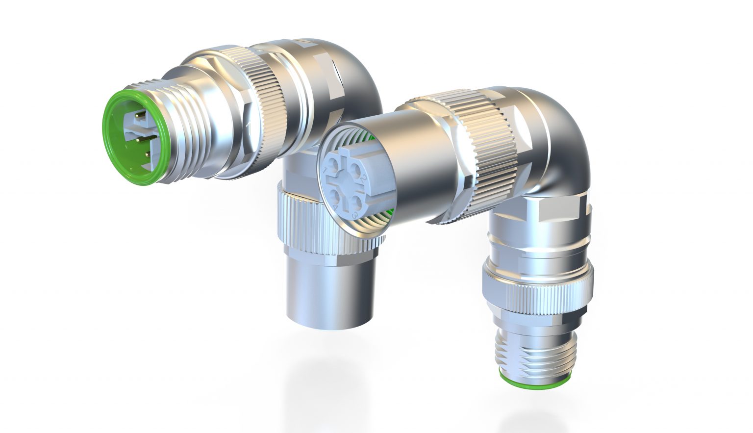 New PROVERTHA M12 angle adapters for X/D conversion save space in tight installation spaces ...