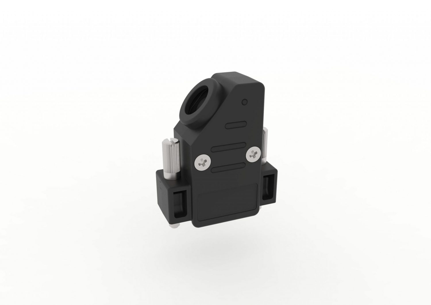 47 Hood Plastic Sidewards Cable Exit With Screw Locking